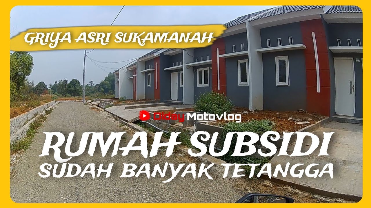 Melihat Rumah Subsidi Di Rajeg Tangerang || Griya Asri Sukamanah - YouTube