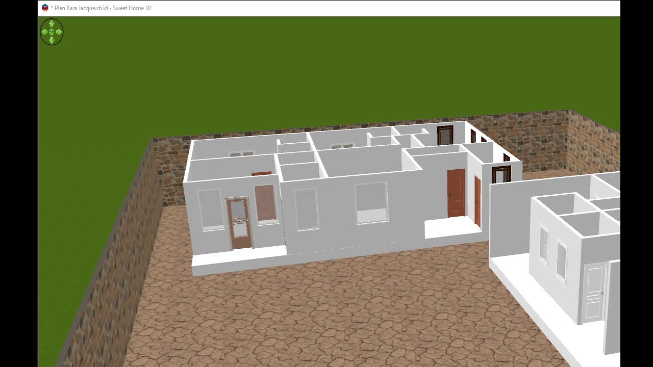 Home blueprint in Sweet Home 3D - YouTube