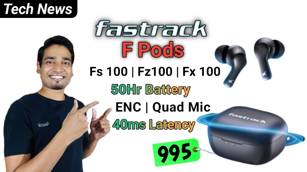 Fastrack F Pods 🔥| 50Hr Battery 😍| 40ms Latency ⚡| ENC with Quad Mic 😍 ...