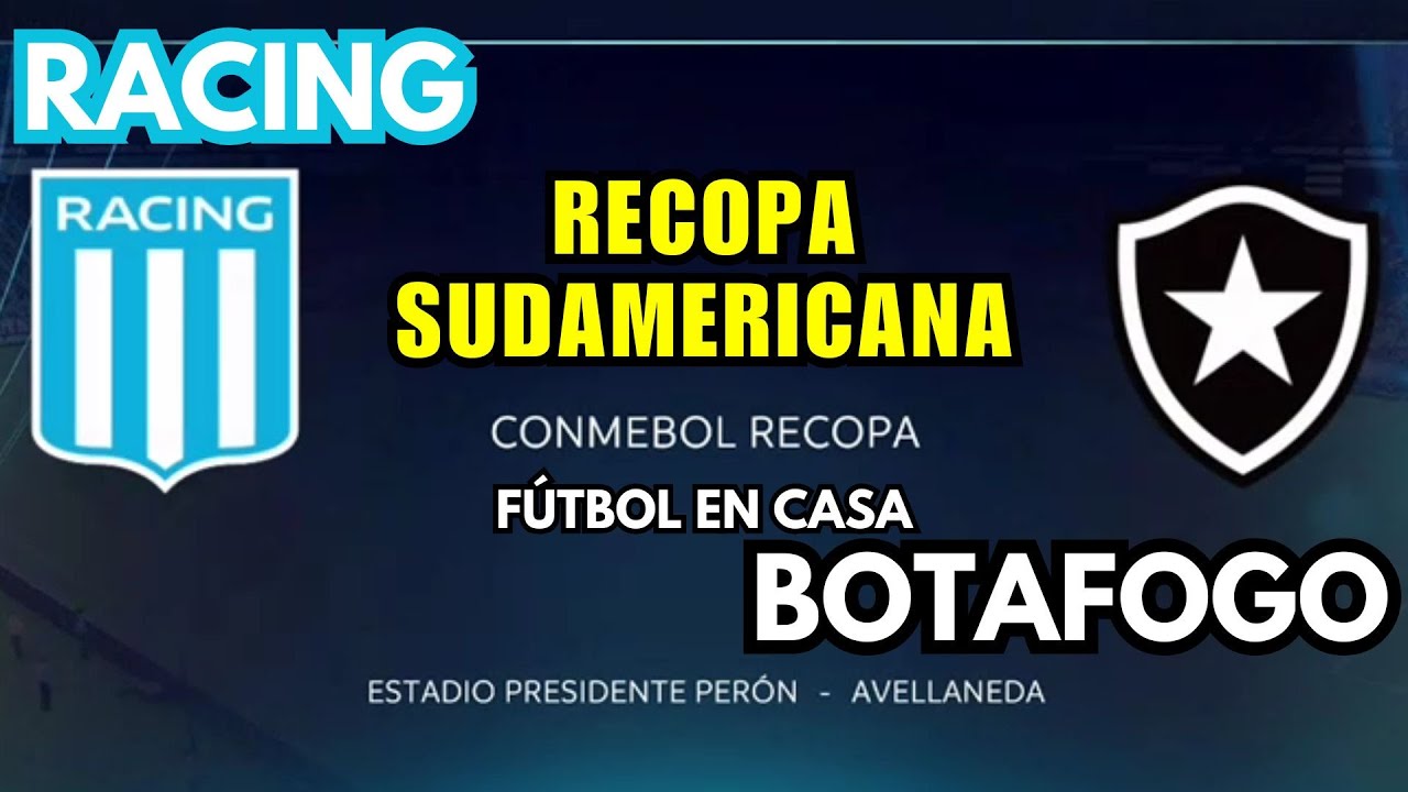 Racing Vs Botafogo RECOPA SUDAMERICANA IDA @ElTallerdePedrincci #racing ...