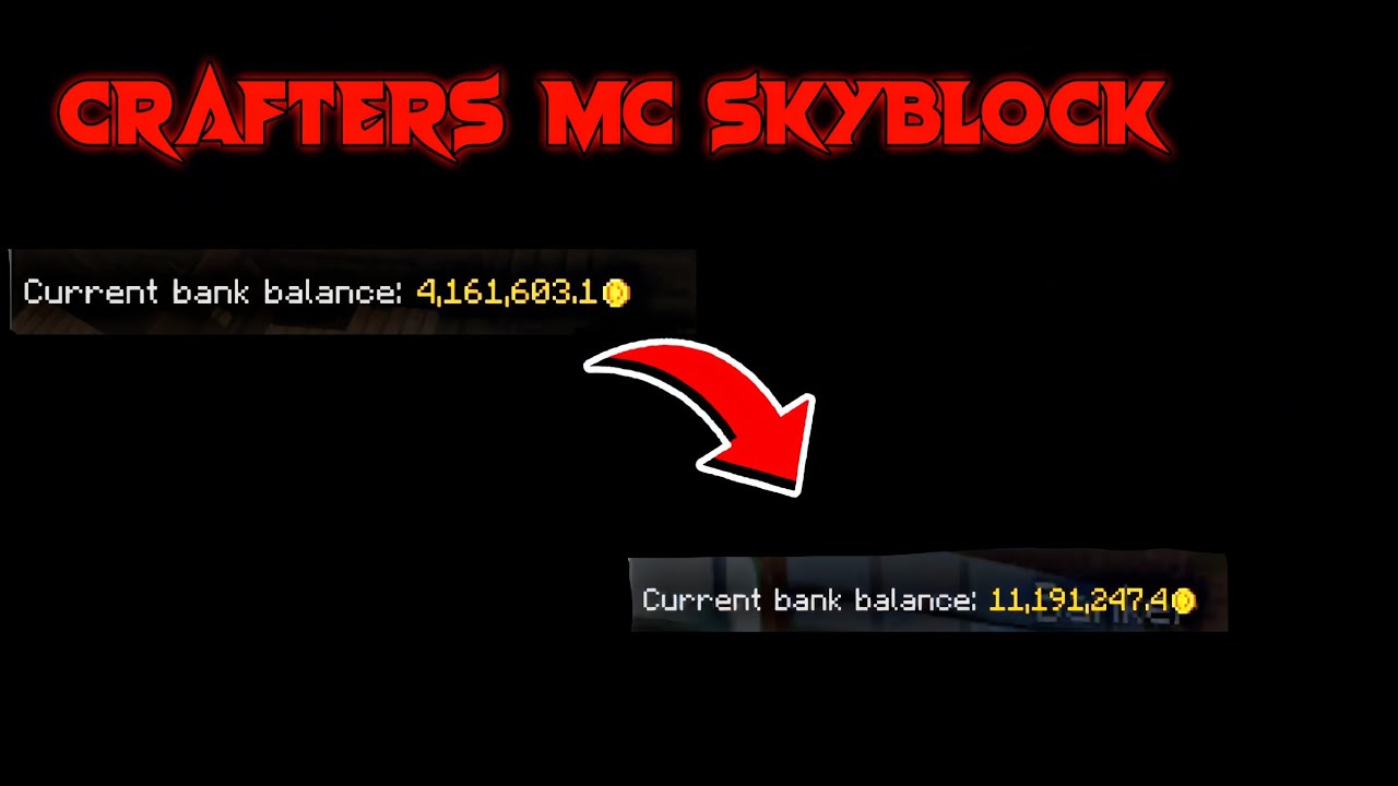 How I Earn Money In Crafters Mc Skyblock (English language) - YouTube