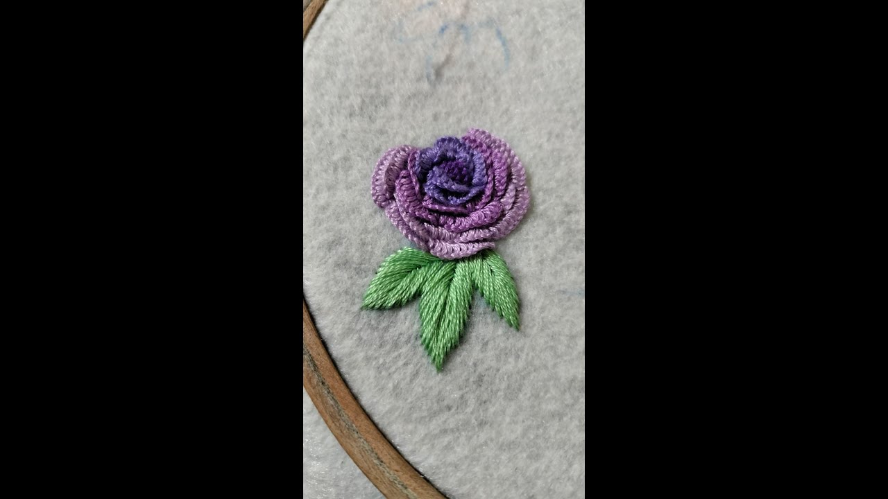 Super easy hand embroidery tutorial | hand embroidery design ...