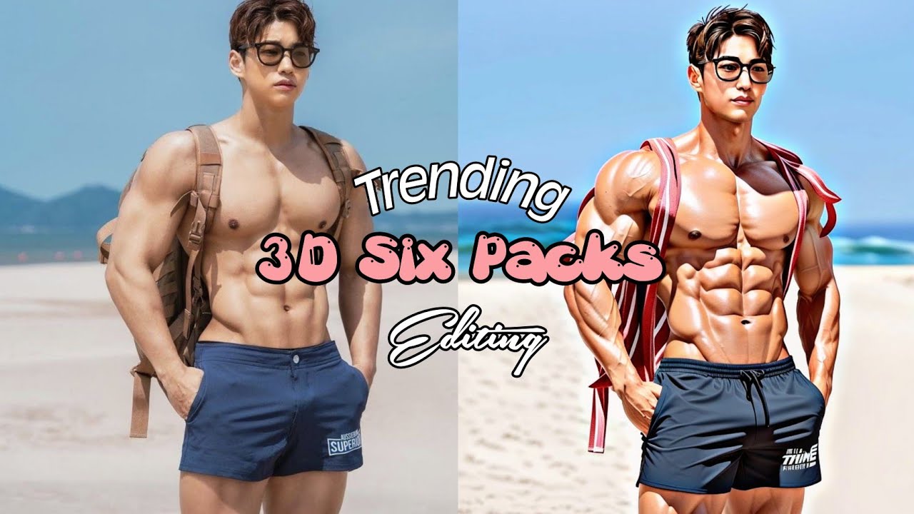Trending 3D Ai Six Pack Editing | Body Builder Avatar Photo Editing ...