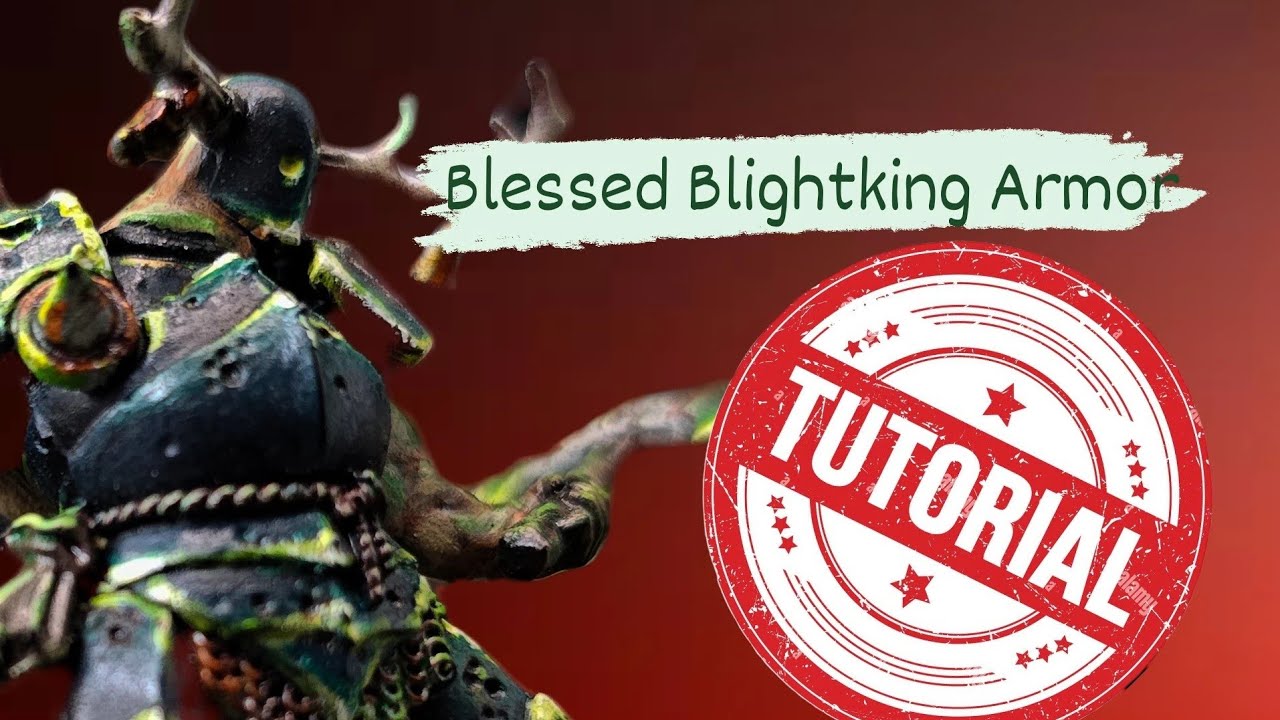 How To Paint Nurgle Blessed Armor Like a Pro! NO AIRBRUSH - YouTube