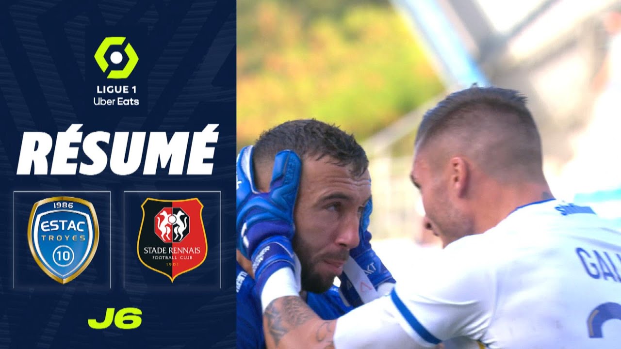 ESTAC TROYES - STADE RENNAIS FC (1 - 1) - Résumé - (ESTAC - SRFC ...