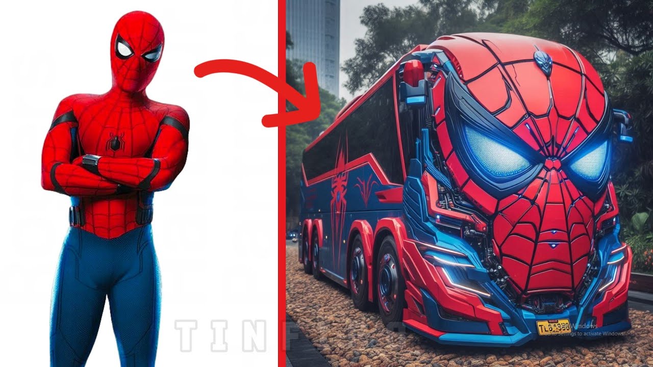 Superheroes But Bus 💥 Evolution Of Avengers 2024 - YouTube