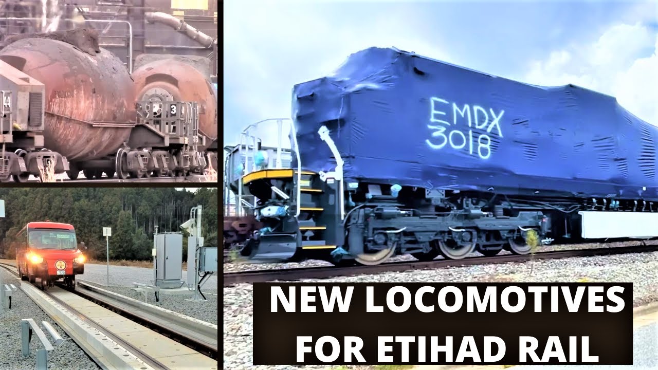 Brand new locomotives for Etihad Rail| Torpedo wagons| DMV| Railway-98 ...