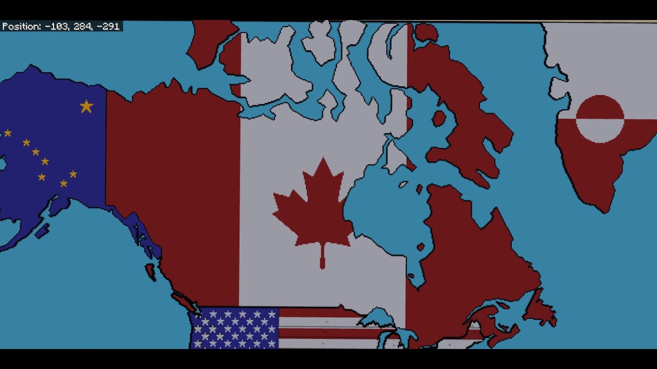 How to build Canada in Minecraft- Part 1 - YouTube