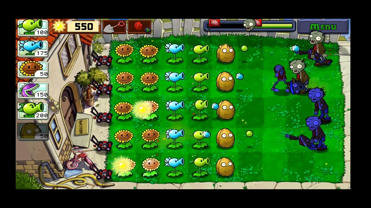 A row of regularly dried dead zombies #pvz #pvzgw2 #pvz2 #pvz2gameplay ...