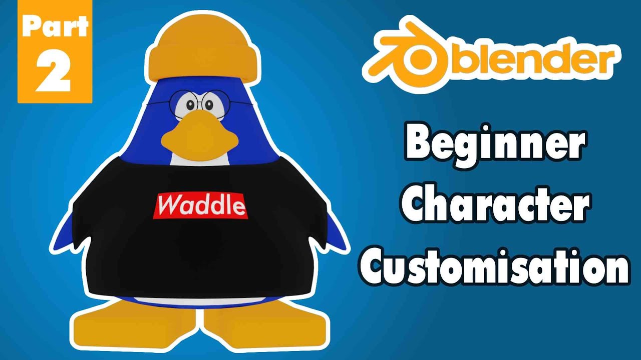 Adding DRIP to our Penguin - Blender Club Penguin Part 2 - YouTube