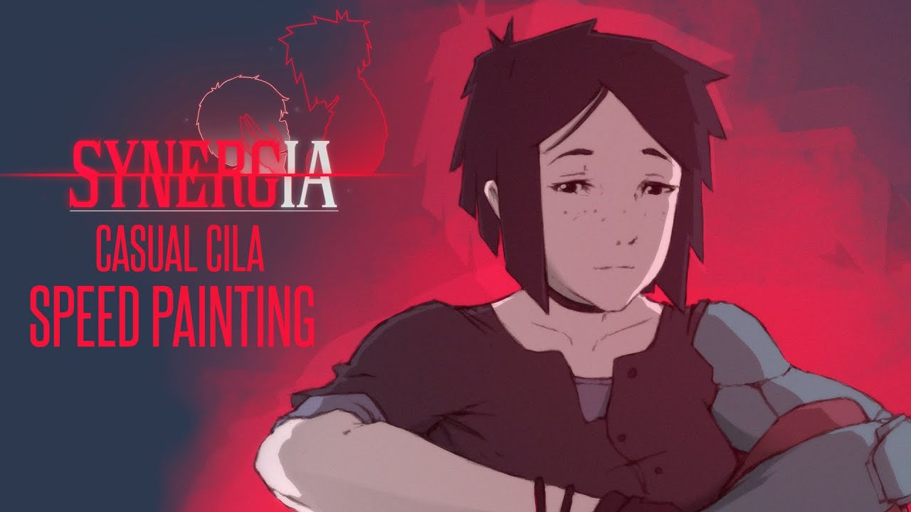 Synergia-Casual Cila Speed Painting - YouTube