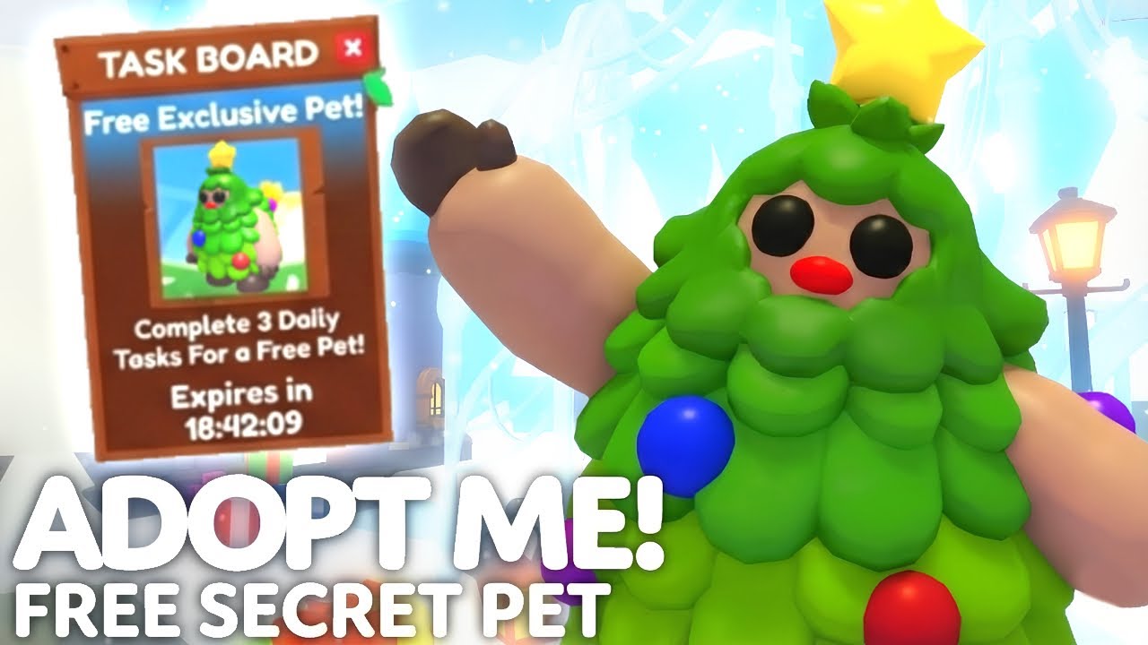 🎁ADOPT ME *CLAIM* FREE TREE SASQUATCH PET!🎄NEW SECRET CHRISTMAS PET ...