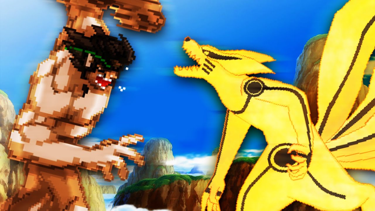 The Titan Shifters Attack The Tailed Beast In MUGEN - YouTube