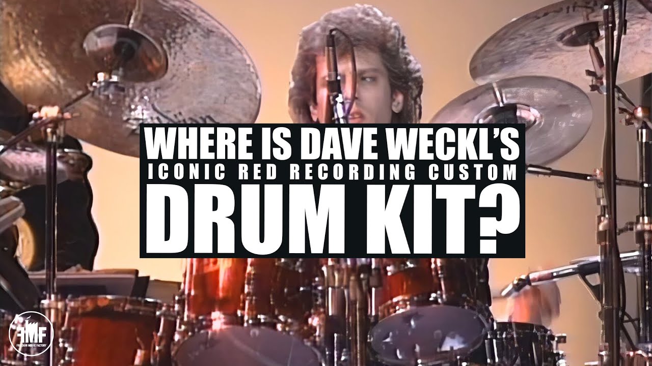 Where Is Dave Weckl's Iconic Red Recording Custom Drum Kit? - YouTube