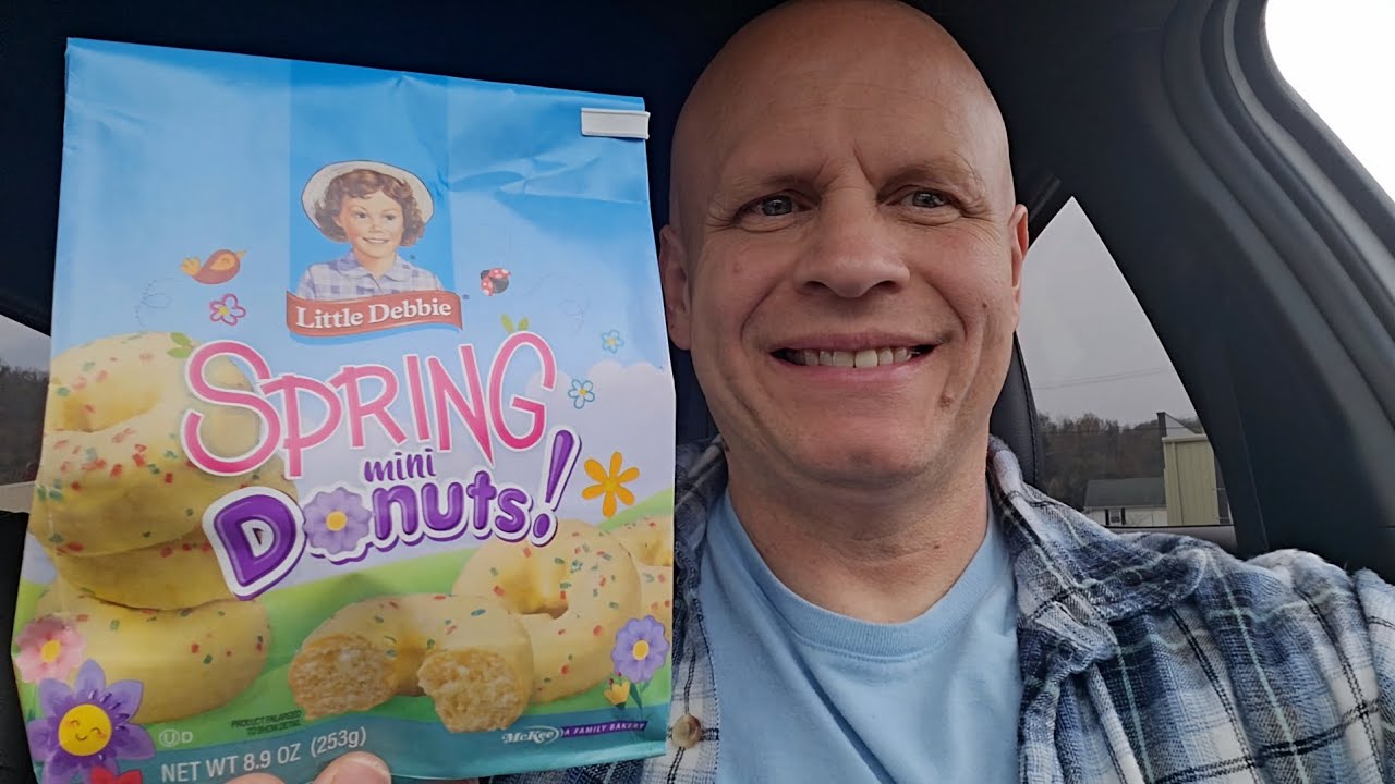 New Little Debbie Spring Mini Donuts Review - YouTube