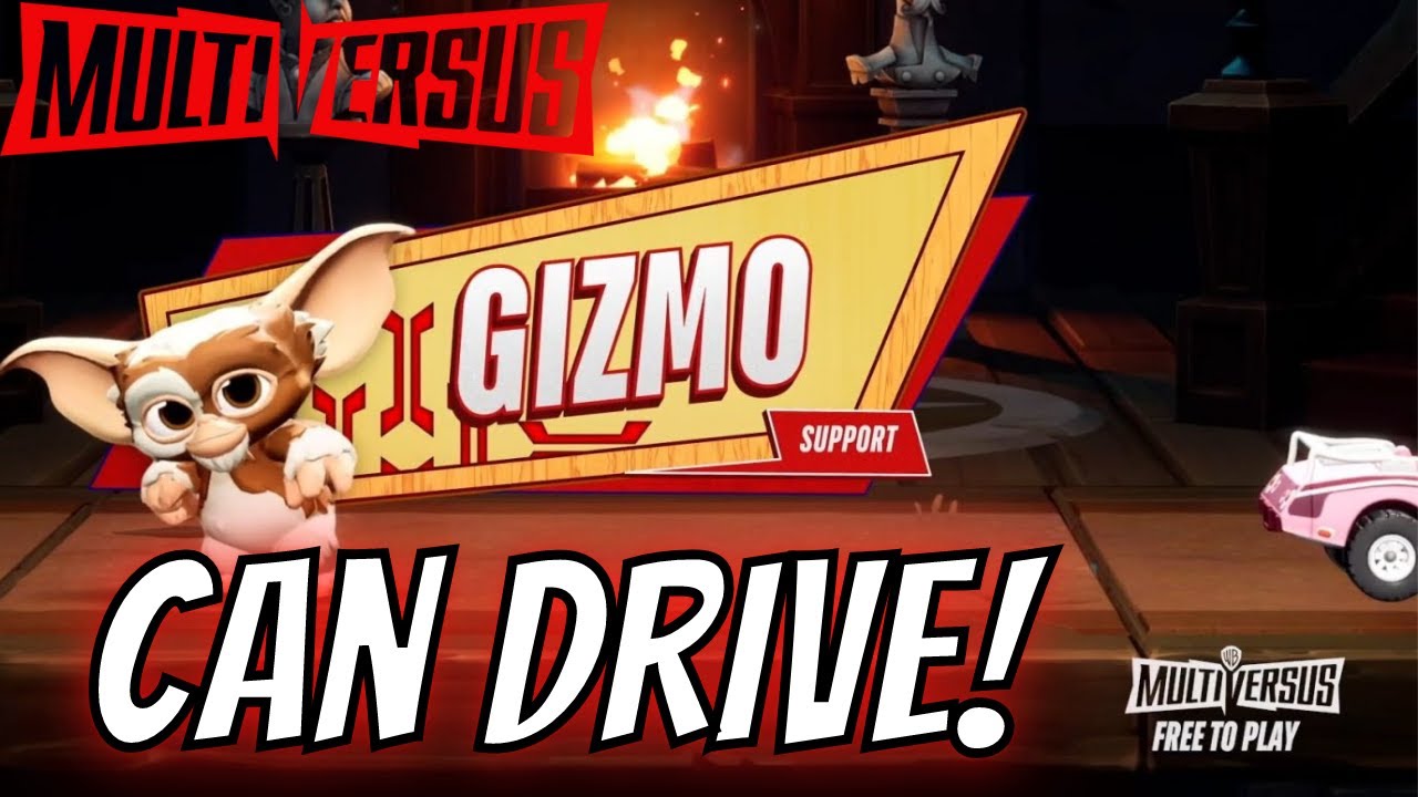 Gizmo CAN DRIVE! lol Multiversus - YouTube