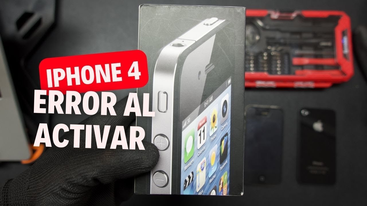 Un iPhone 4 con error de activación en el 2023 - YouTube