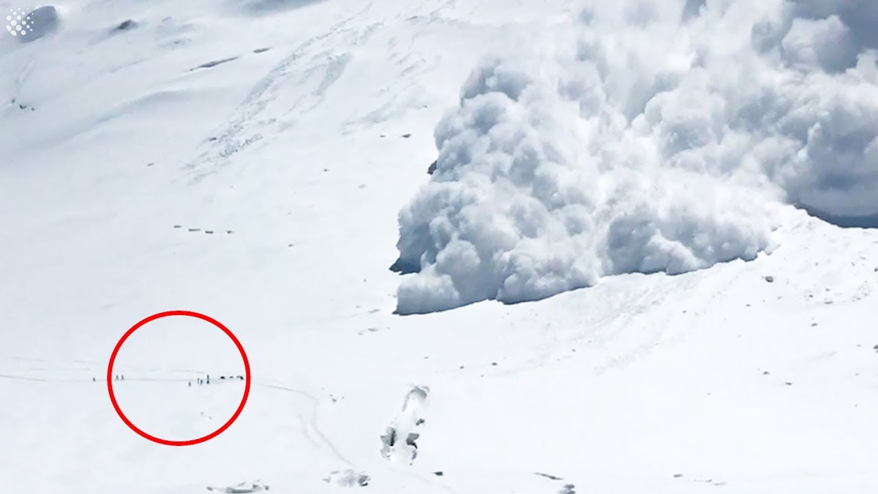 Huge scary avalanche buries climbers on Kyrgyzstan peak but incredibly ...