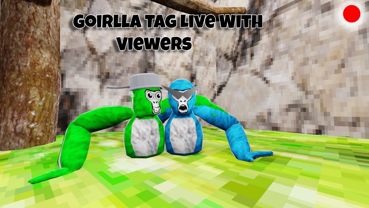 Joining gorilla tag codes with viewers live - YouTube