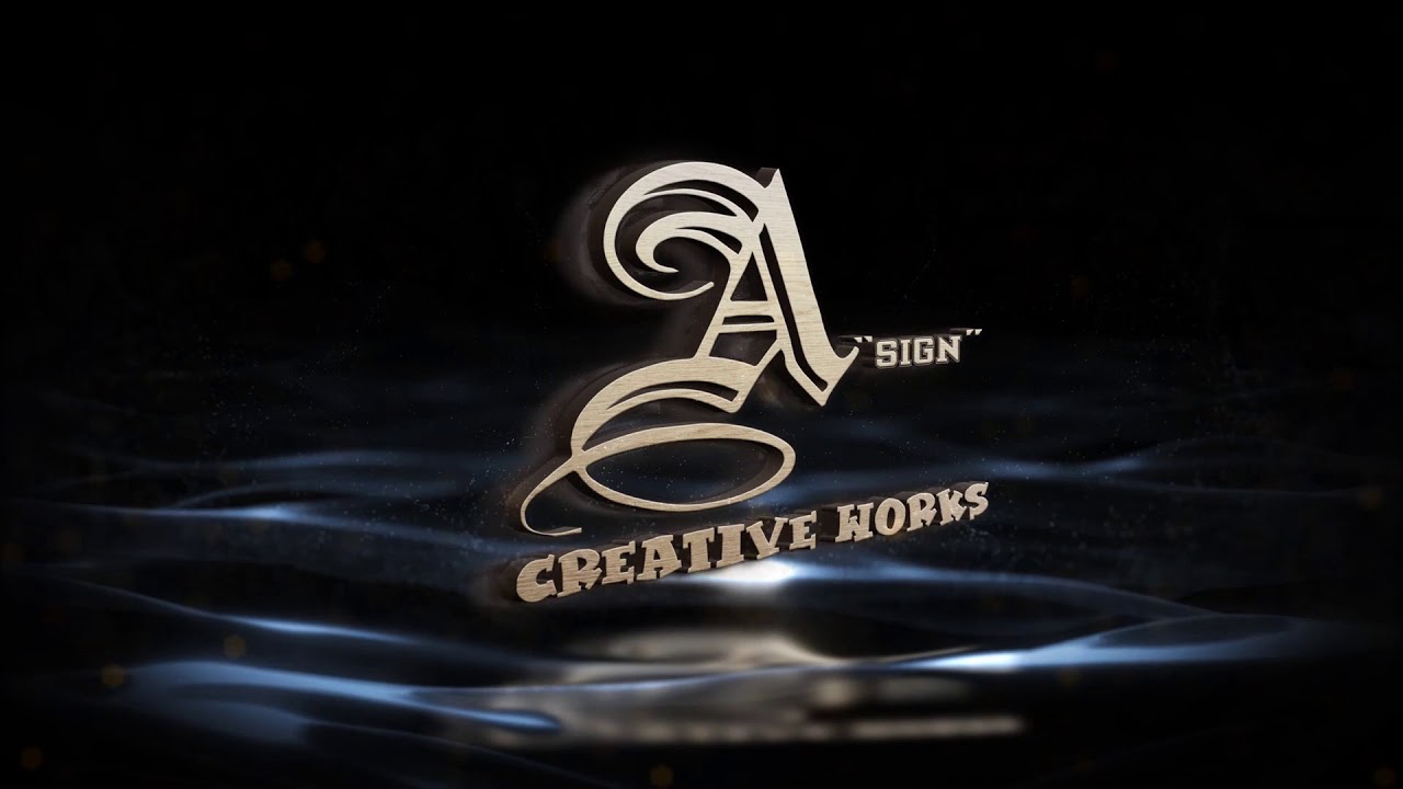 A sign creative works logo - YouTube