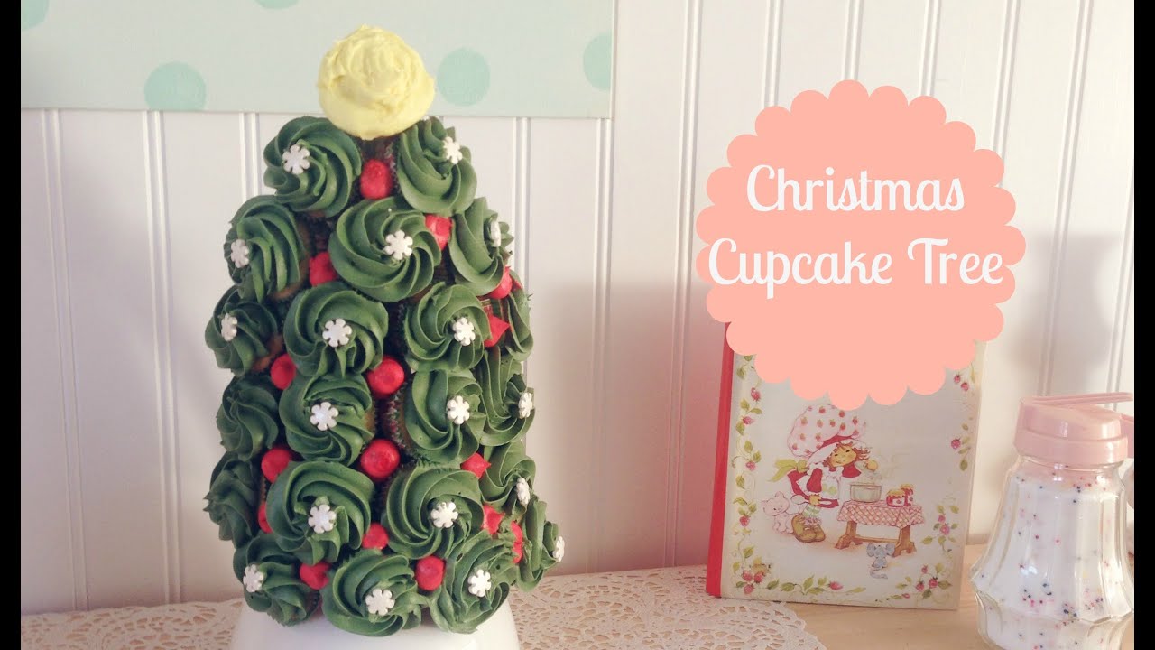 Christmas Tree Pull Apart Cupcake Tree! Christmas Cupcakes! - YouTube