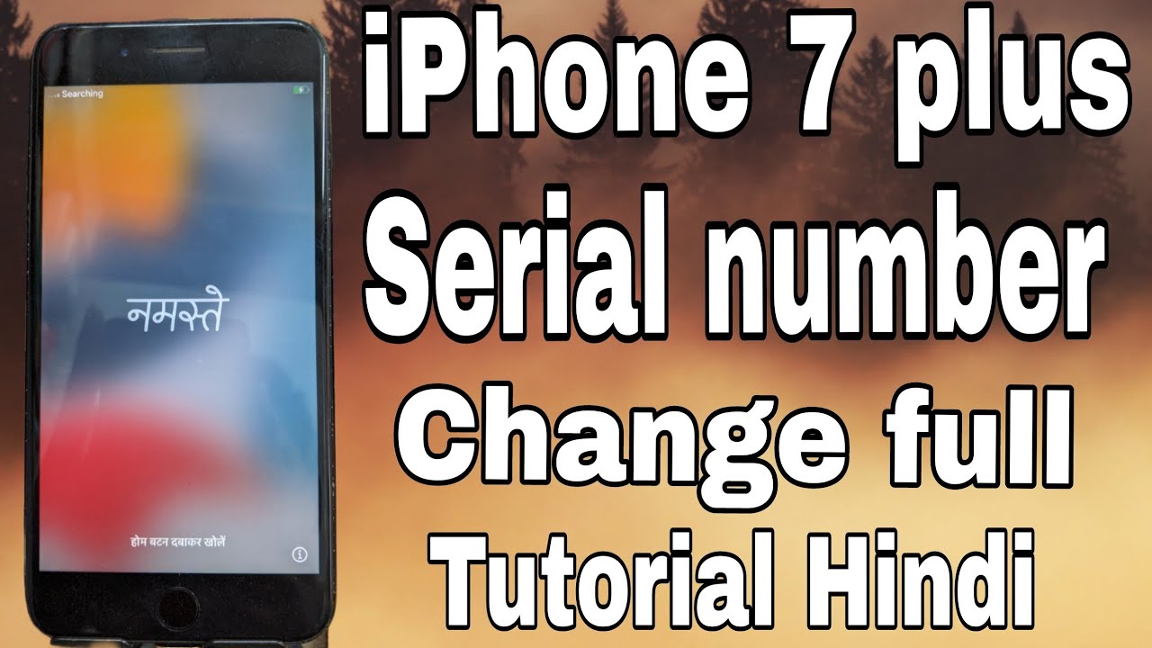 iPhone 7 plus serial number change | iPhone 8 plus 7g,8g | how to ...