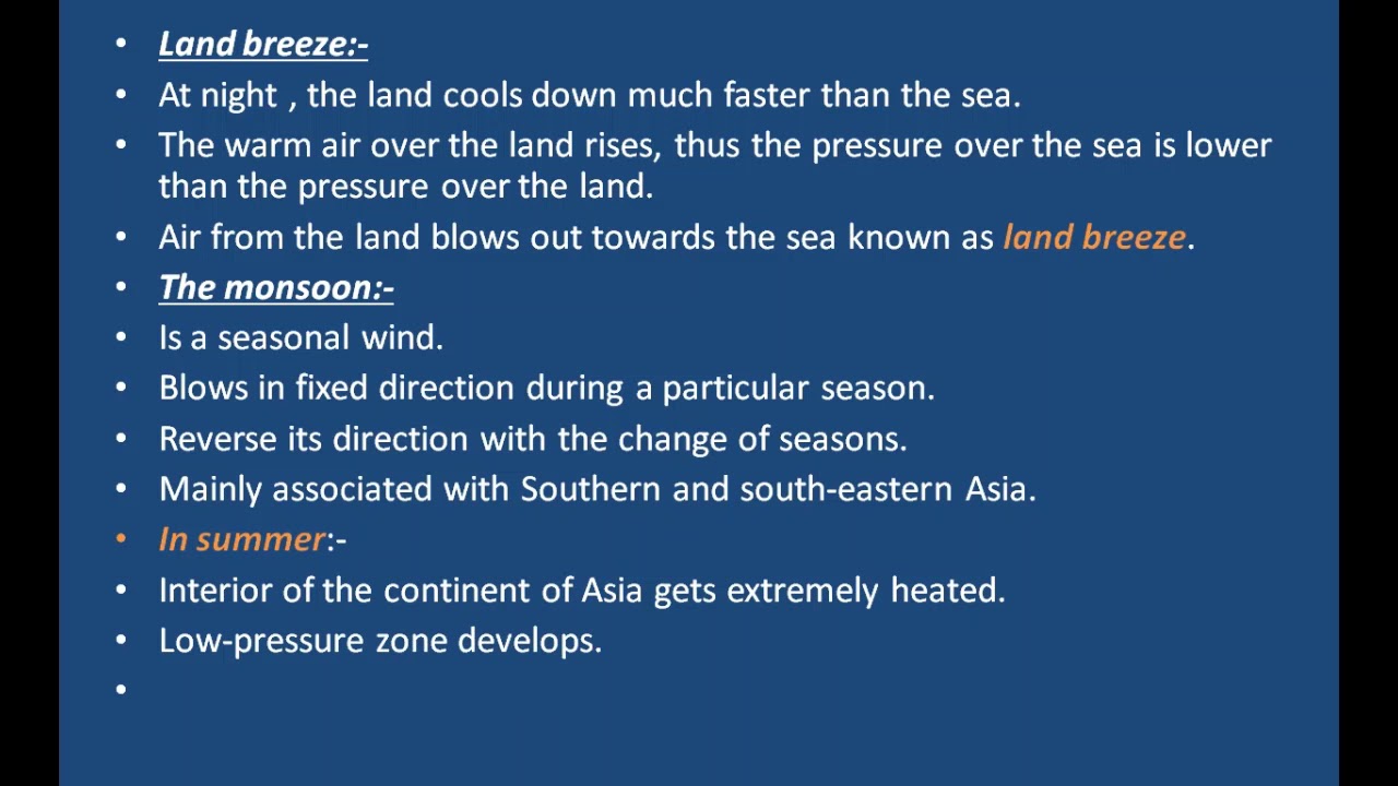 Class 7 Geography Topic- Classification Of Wind - YouTube