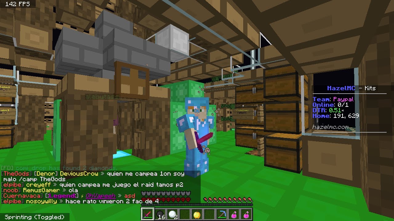 Jugando Hcf Minecraft Pvp 1.8 - YouTube