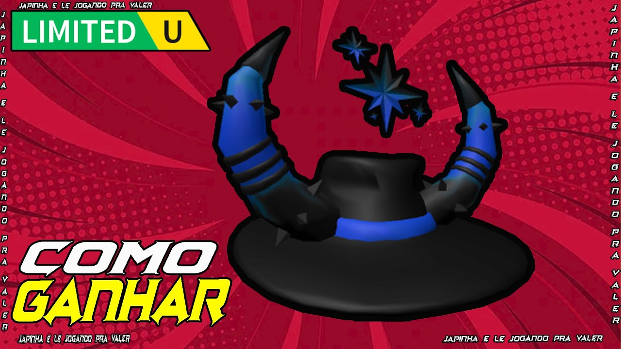 GRÁTIS AGORA ESSE ITEM Limited UGC [Fedora Starlight Azul] ROBLOX ...