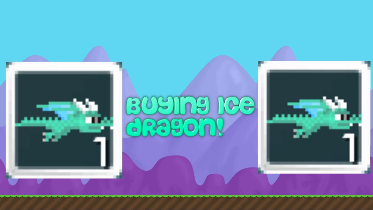Growtopia Buying Ice Dragon For 22 Wls - YouTube