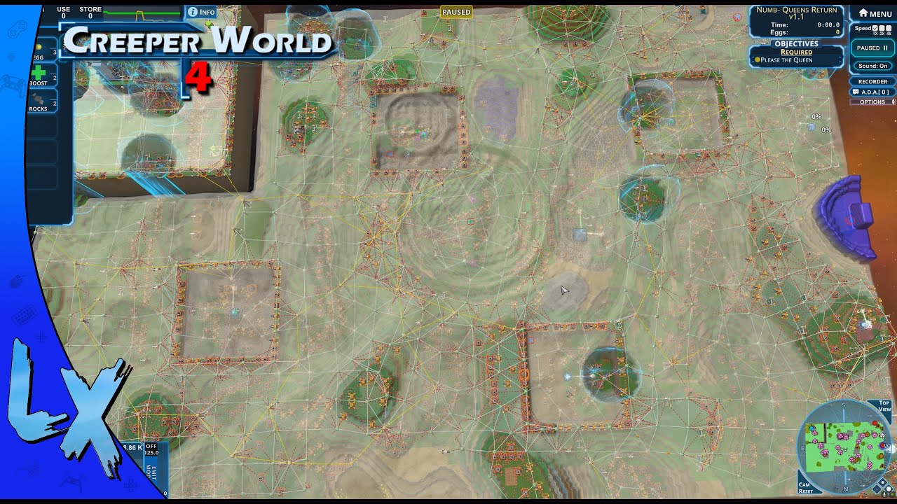 LE RETOUR DE LA REINE DU CREEP CREEPER WORLD 4 - YouTube