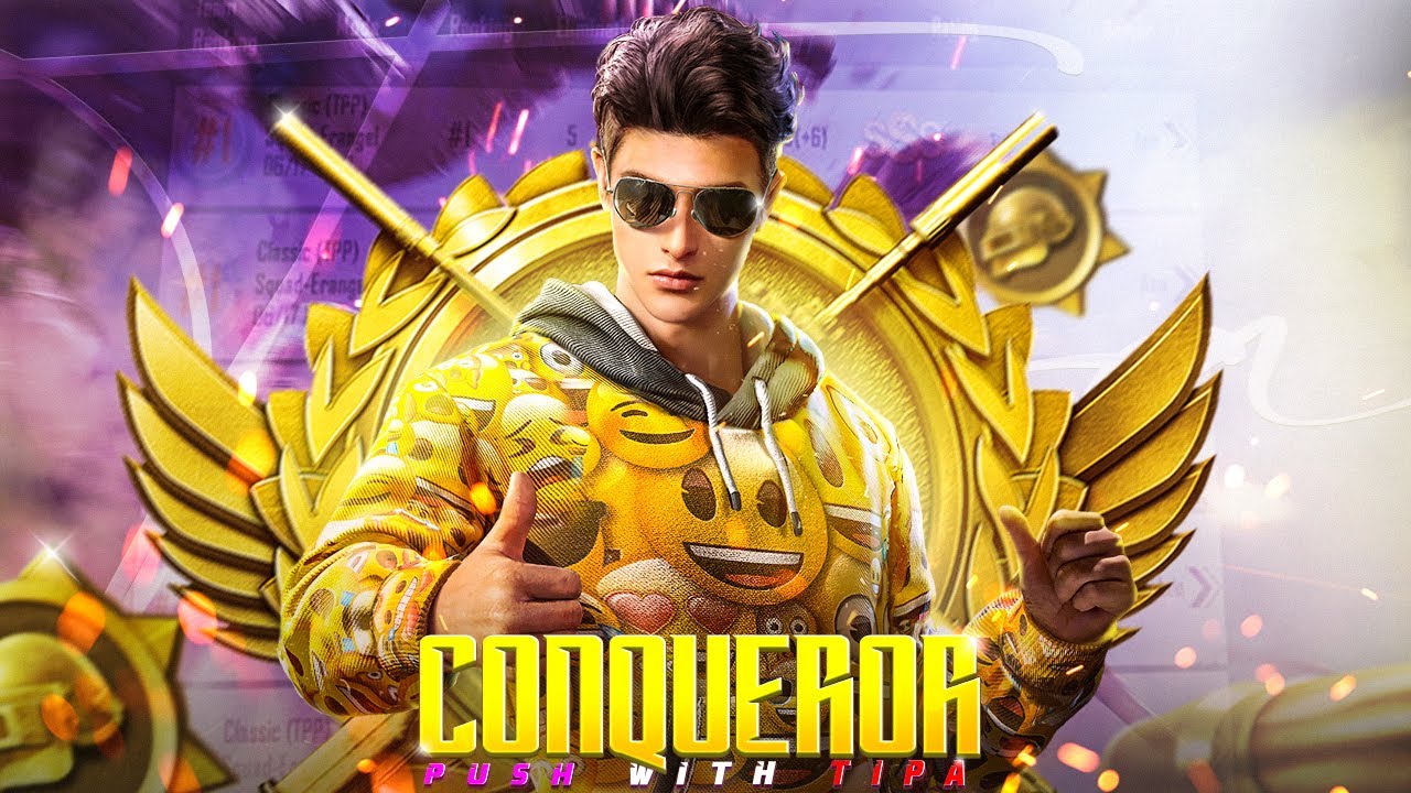 FINALLY REACHED CONQUEROR (205 RANK ) PUSH TO TOP 100 Join Discord !! # ...