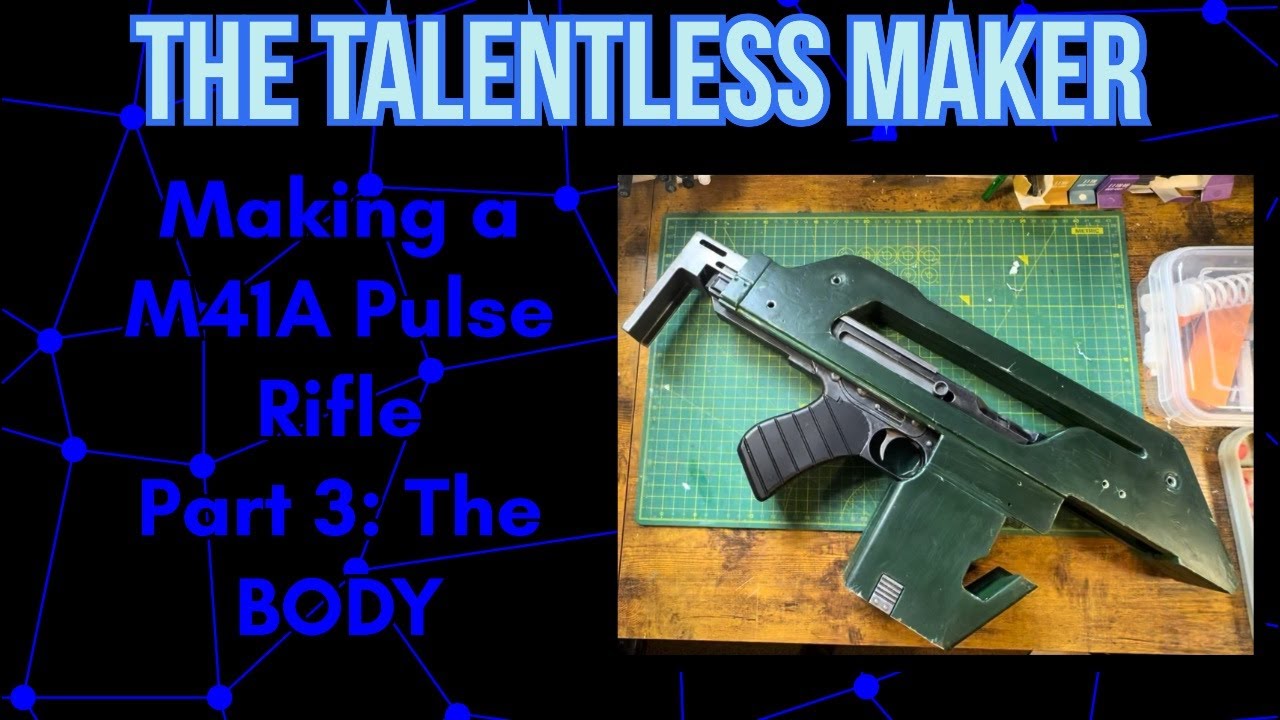 Building the Body of My EPIC M41A Pulse Rifle from Aliens! - YouTube