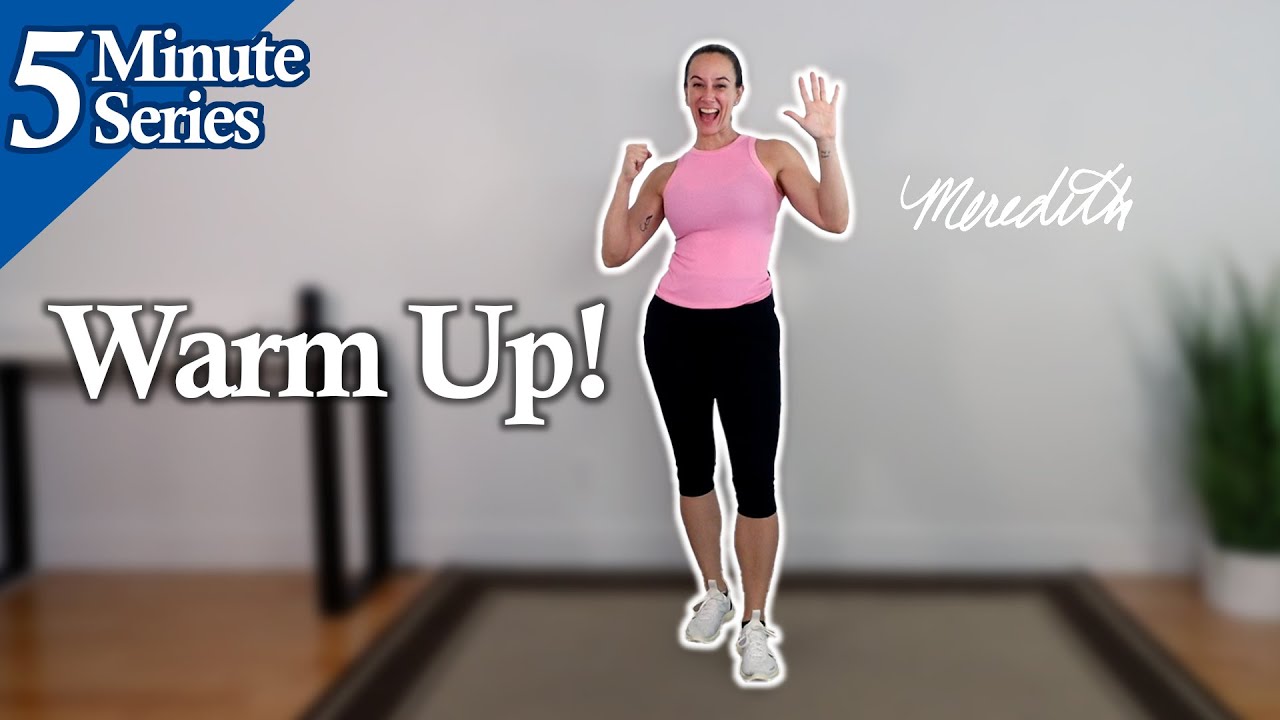 5 Minute Warm Up Exercises and Pre Cardio Workout For Seniors and ...