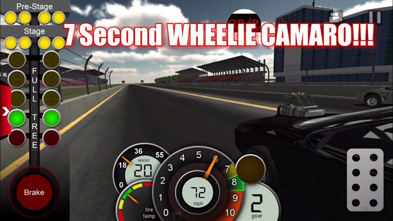 Pro Series Drag Racing Ep.4 | 7 second Wheelie Camaro!!! - YouTube