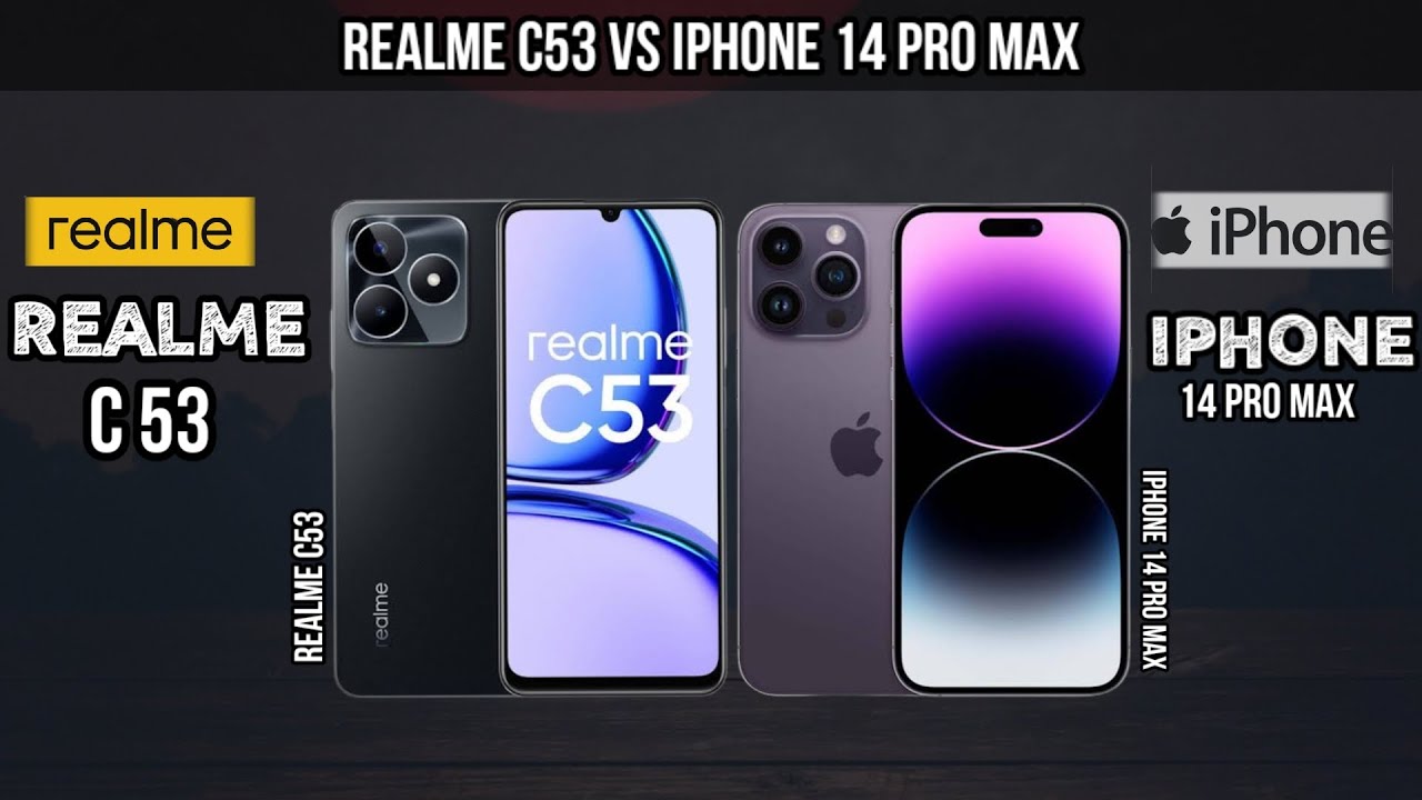 Realme C53 vs iPhone 14 Pro max | Tech Comparison - YouTube
