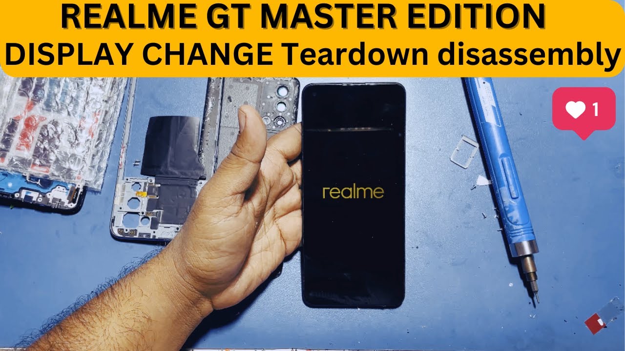 REALME GT MASTER EDITION ORIGINAL DISPLAY CHANGE Teardown disassembly #games #gameplay - YouTube
