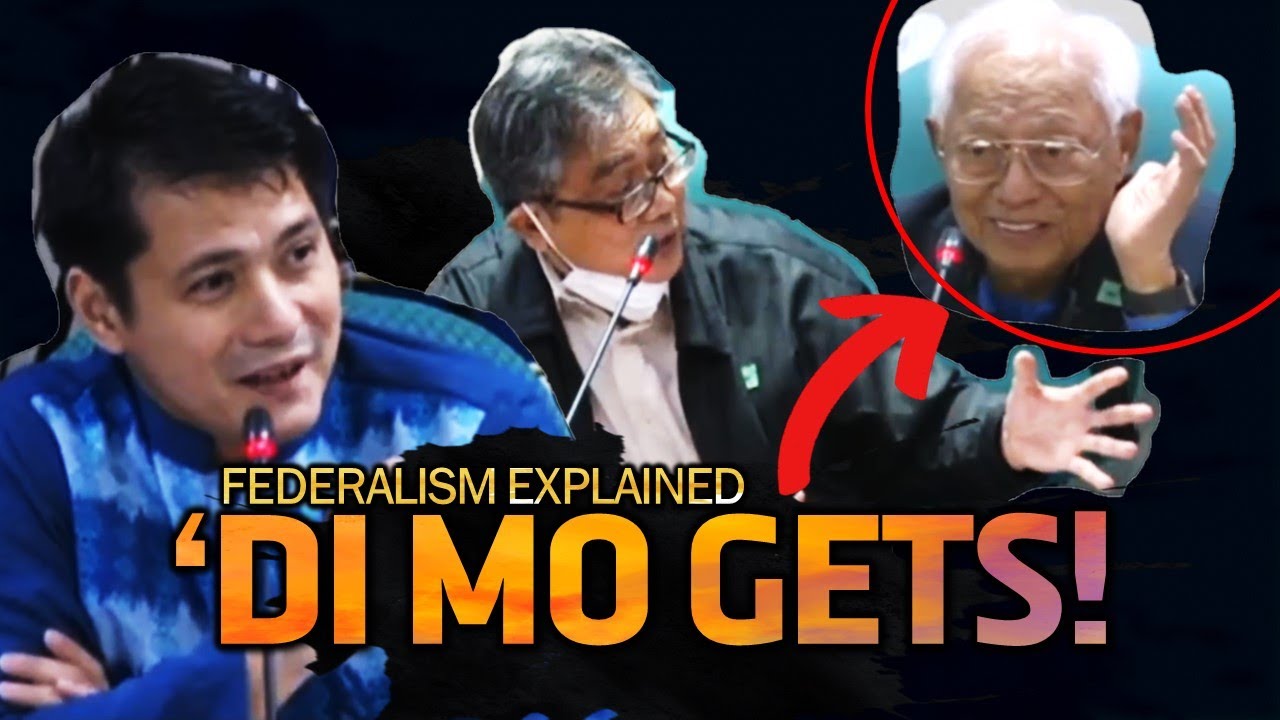 FEDERALISM mainit na pinagdebatehan sa Senado MONSOD nilecturan ni Ding ...