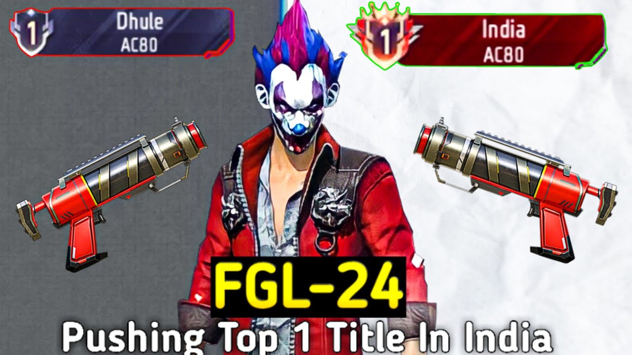 Pushing Top 1 Title In FGL-24 | Solo Br Rank Weapon Glory Push In ...