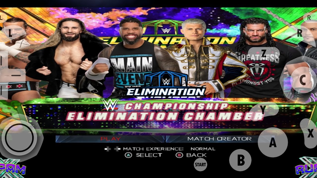 WWE 2K24 WII ICON EDITION Released Mod By Rupam X | Gameplay 6 man ...