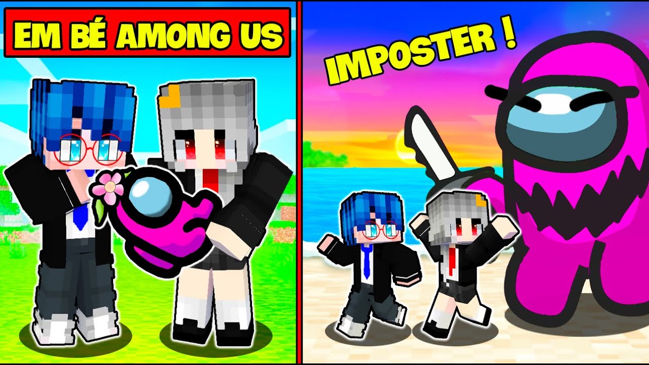 PHONG CẬN VÀ SAMMY THỬ THÁCH 24H NHẬN NUÔI EM BÉ AMONG US KINH DỊ ĐÁNG ...