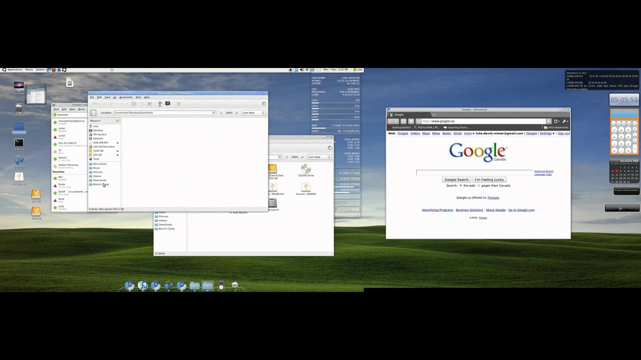 Ubuntu Linux with Gnome, Compiz, and Avant Window Manager Demo - YouTube