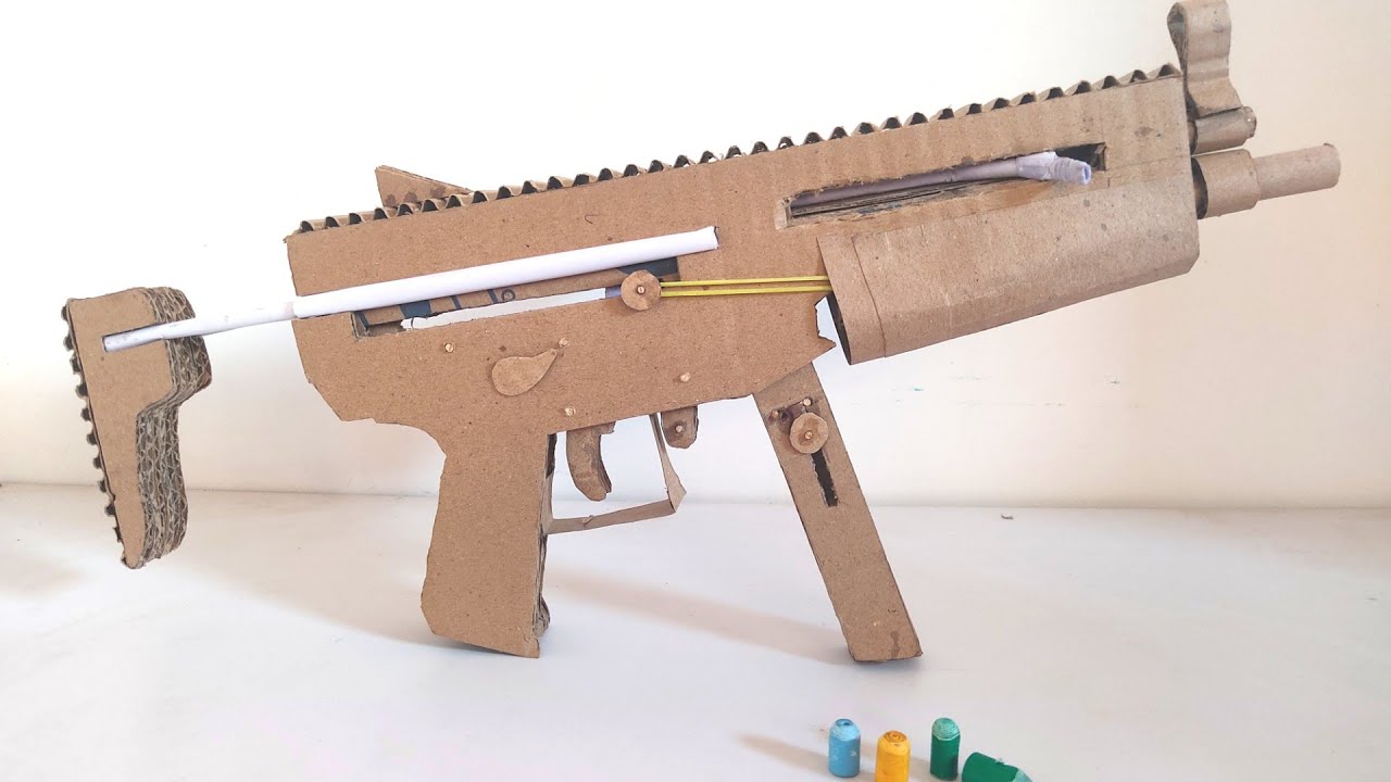 How to make Mp5 That's shoots with Magazines - YouTube