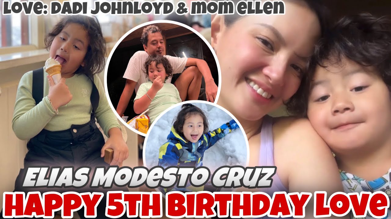 Elias Modesto Cruz 5th Birthday Celebration w/ Mom Ellen & Dad Johnloyd ...
