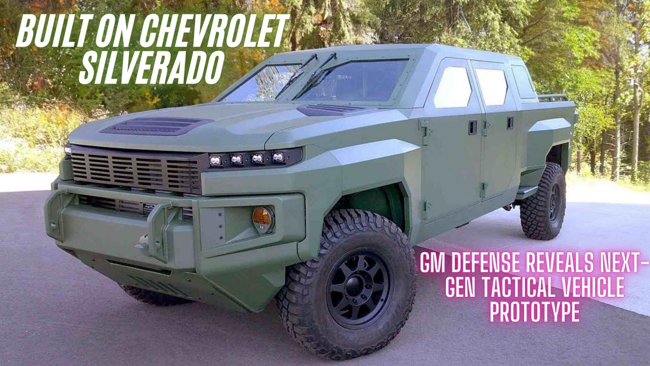 GM Defense Unveils Next-Gen Tactical Vehicle Prototype | Built on ...