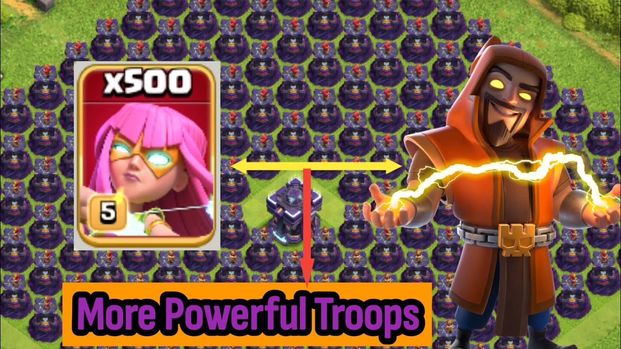 Super Wizard Or Super Archer Which One Is More Powerful Troops In Clash ...