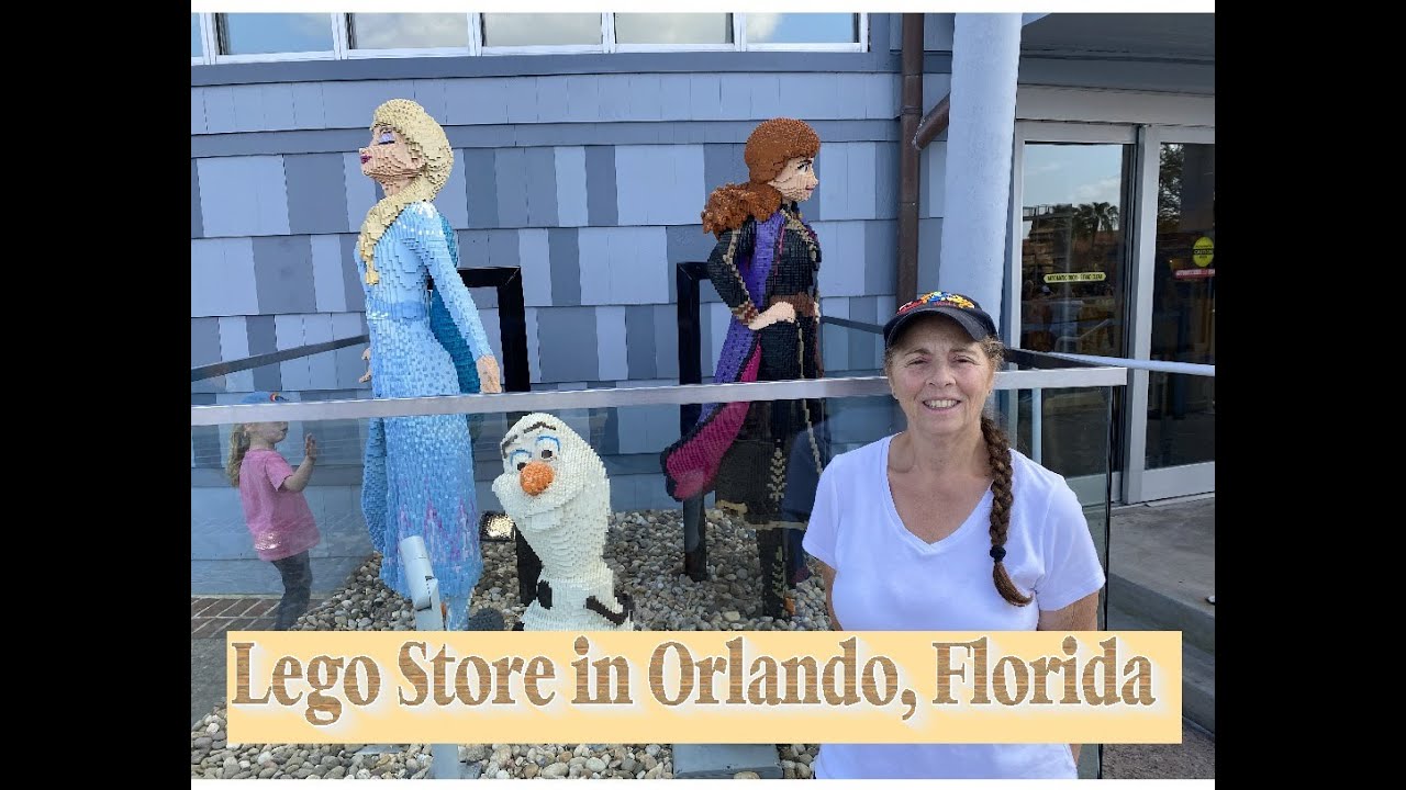 Snowbirding Travel Tips - Lego Store in Disney Springs, Orlando Florida ...