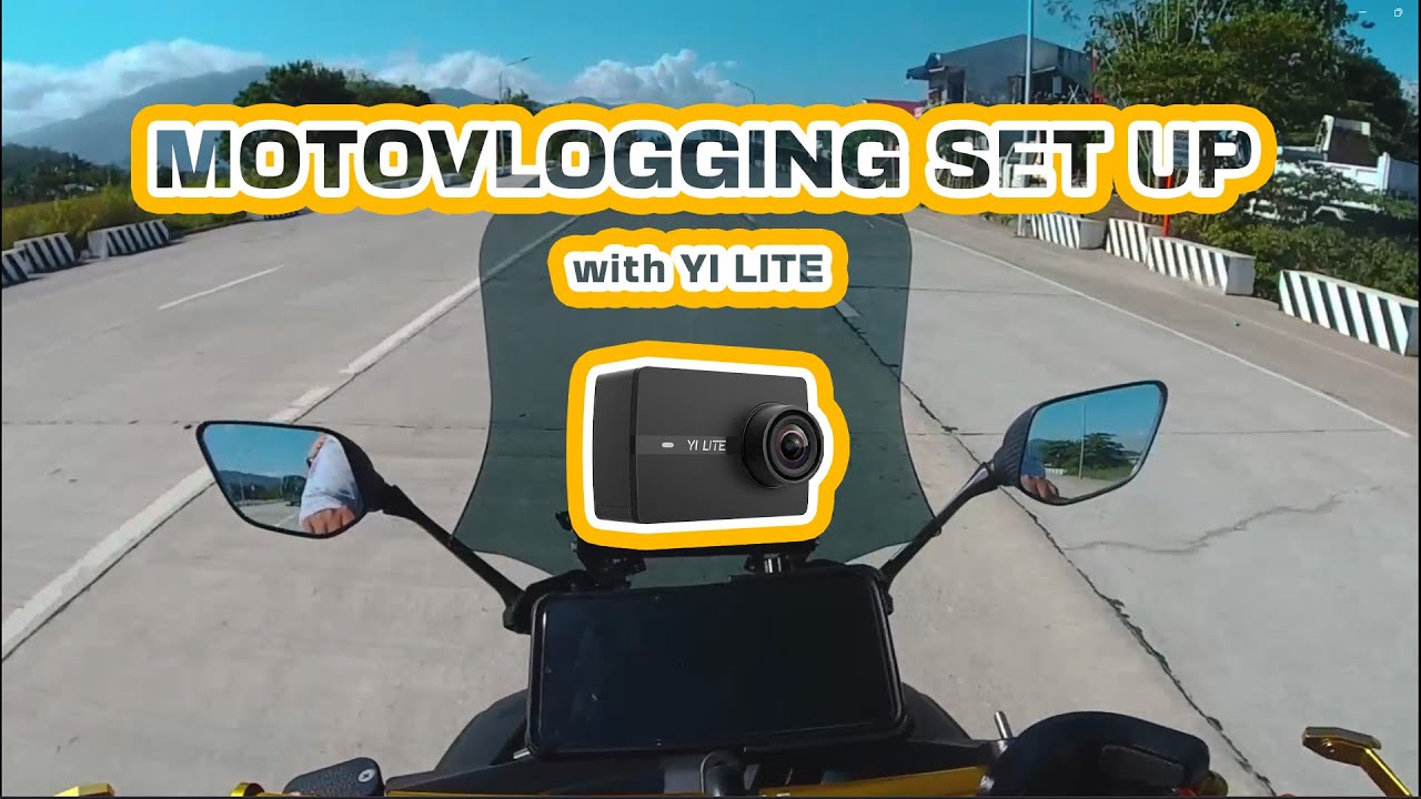 Motovlog #2 | Trying Out the Yi Lite Action Camera with External Mic ...