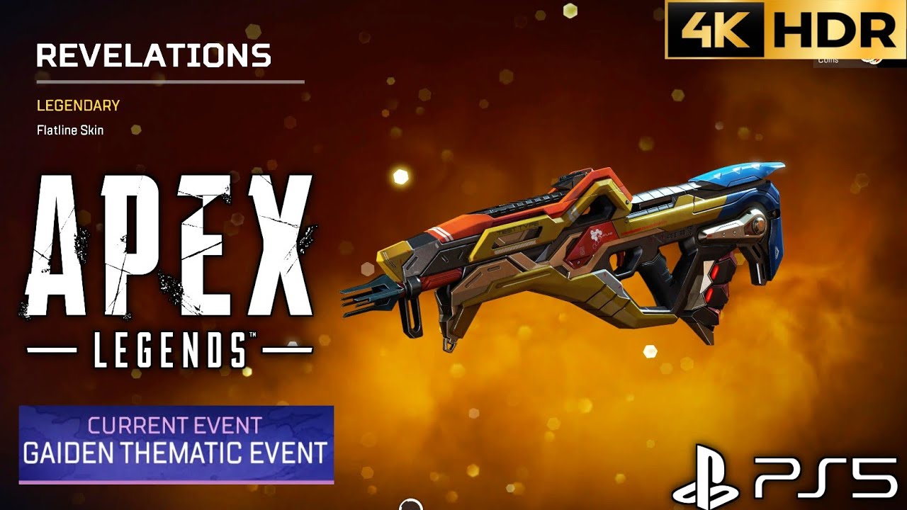 Gaiden Event Apex Flatline Skin | Revelations Flatline Gun Skin | Apex ...