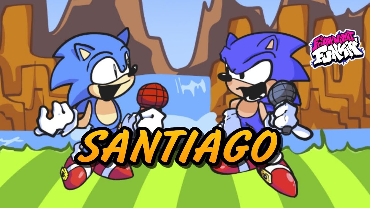 FNF VS SANTIAGO #sonic #fnf - YouTube